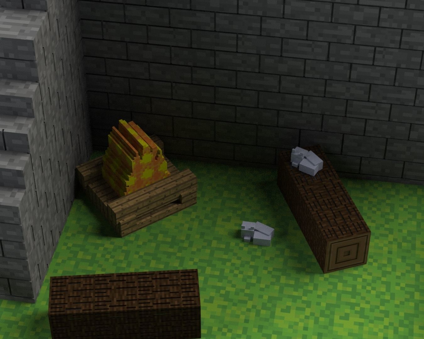 Minecraft Lamp 3D model 3D printable | CGTrader