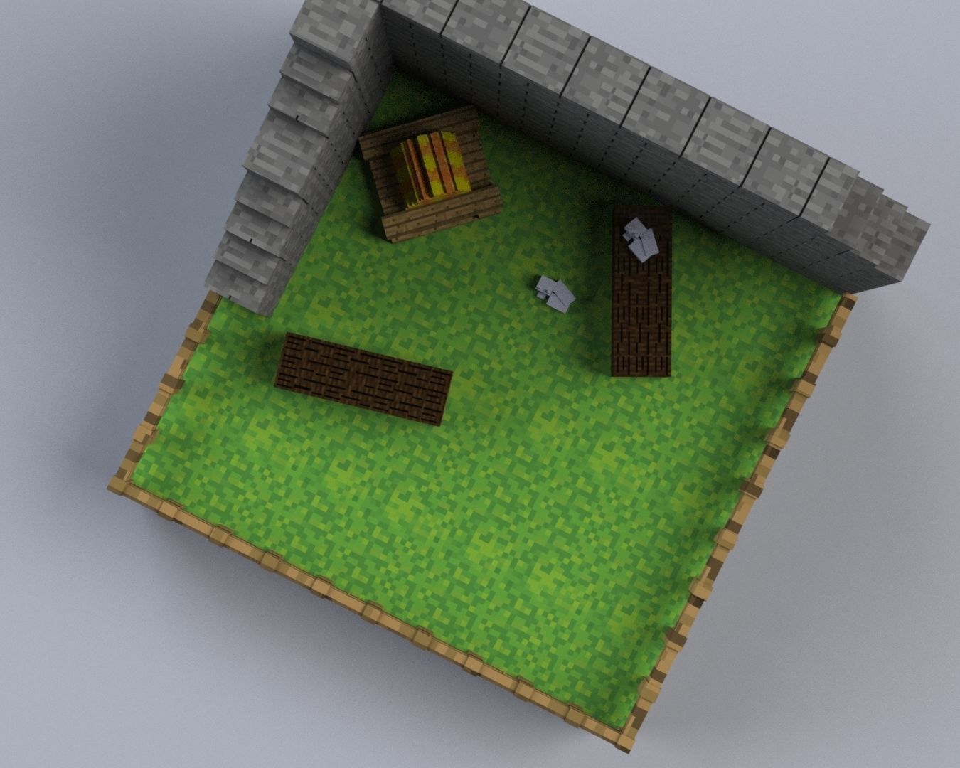 Minecraft Lamp 3D model 3D printable | CGTrader