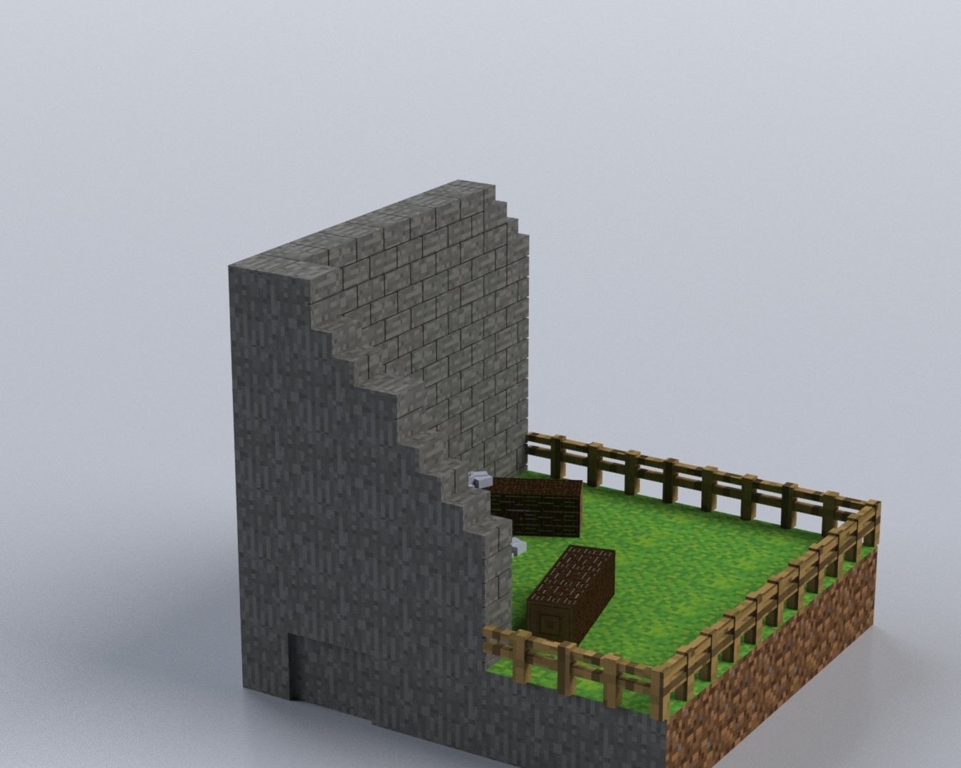 Minecraft Lamp 3D model 3D printable | CGTrader
