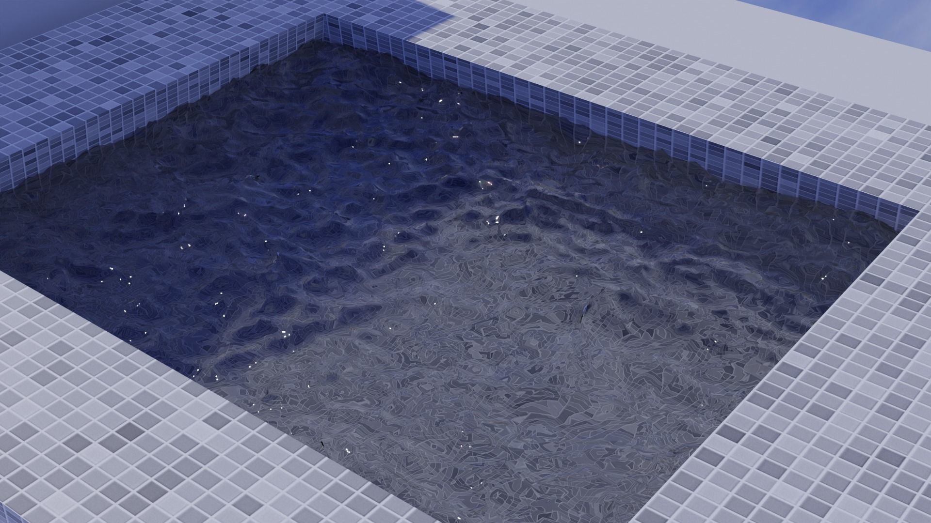 4d realistic pool free 3D model | CGTrader