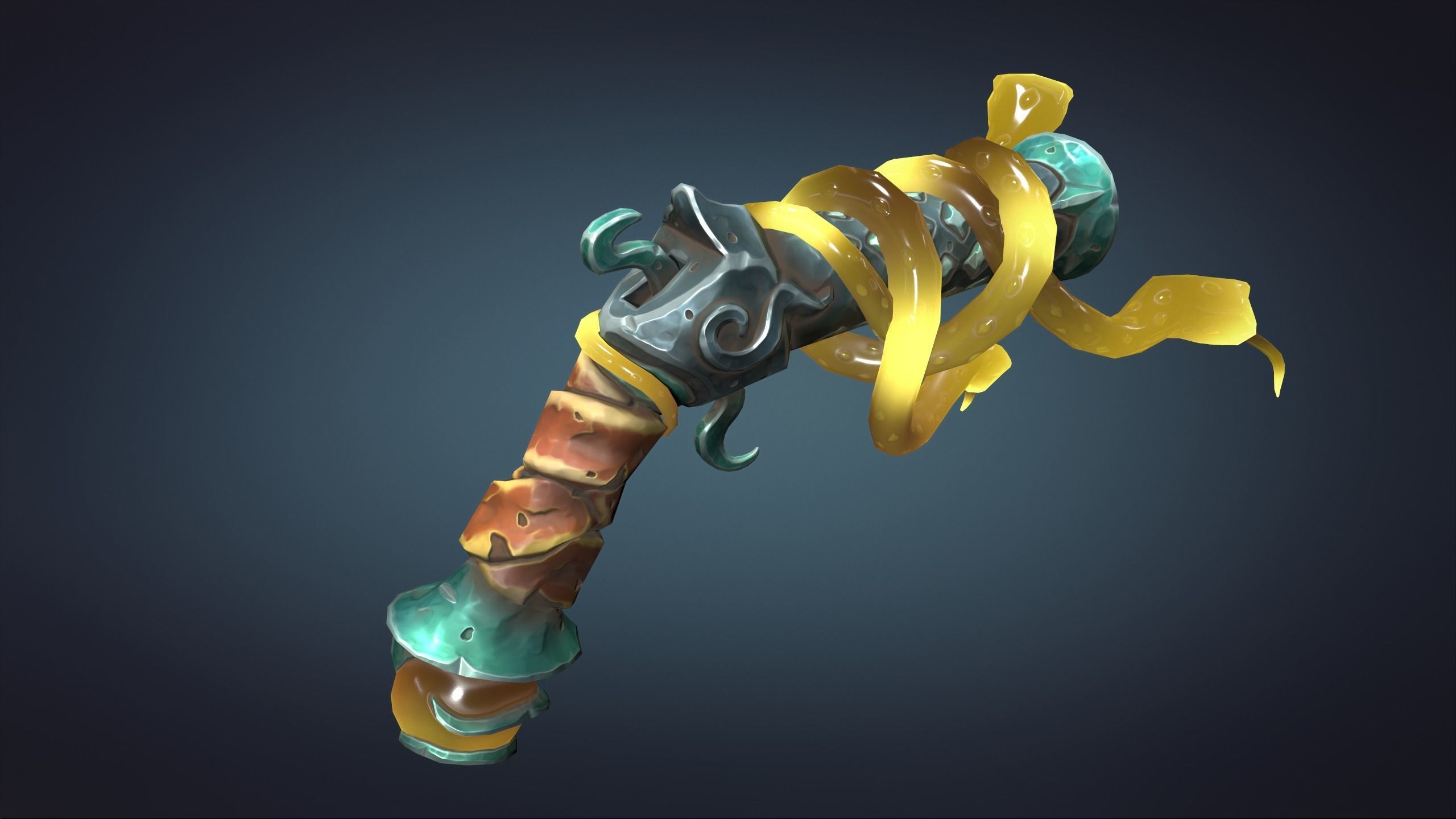 3D model Snake pistol VR / AR / low-poly rigged | CGTrader