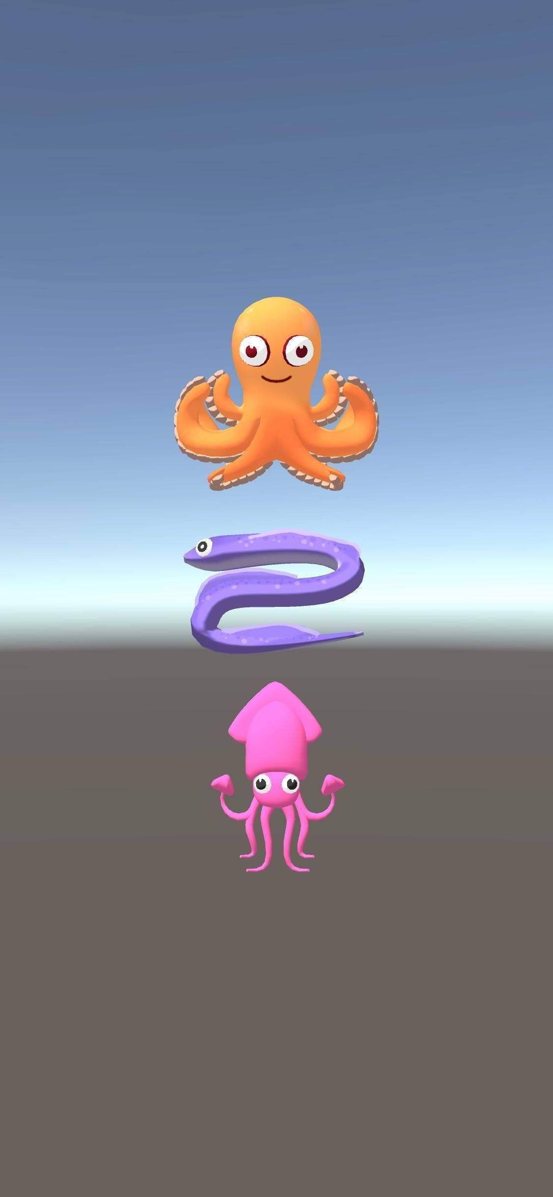 3D model Deep Sea Animals Low Poly VR / AR / low-poly | CGTrader