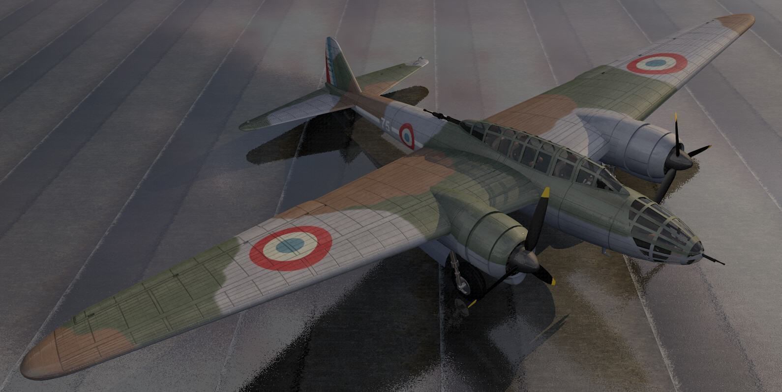 Amiot 354 3D model | CGTrader