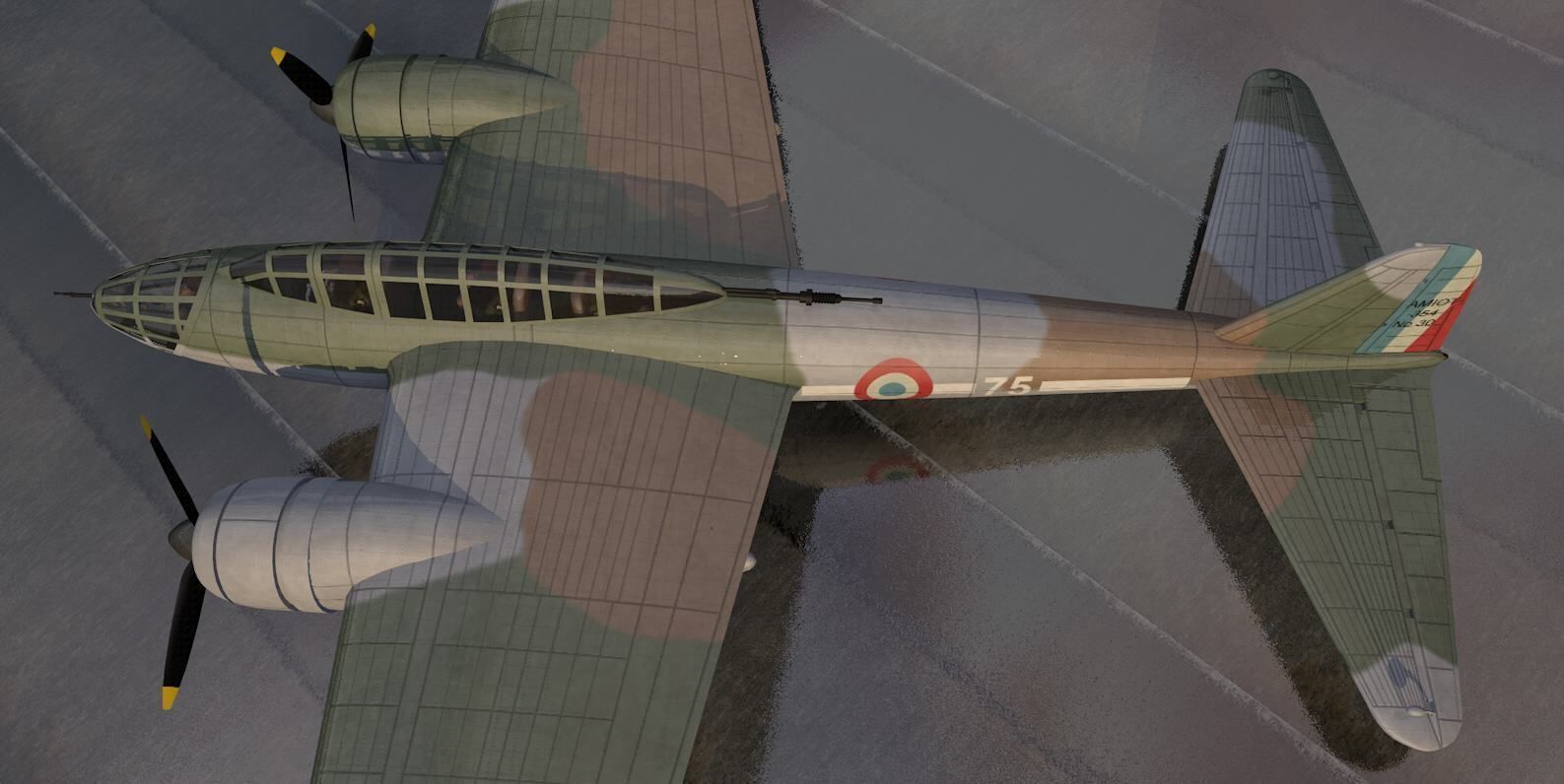 Amiot 354 3D model | CGTrader