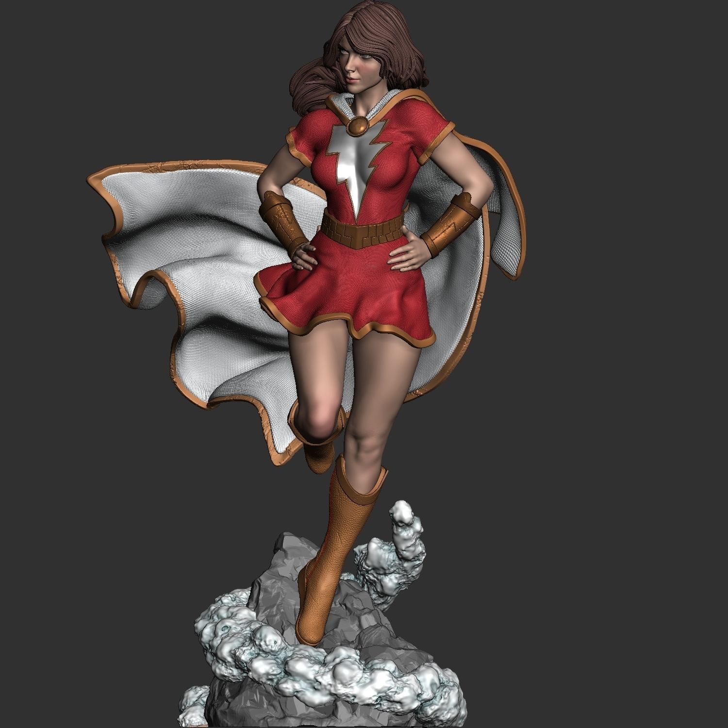 Mary Marvel 3D Print 3D model 3D printable | CGTrader
