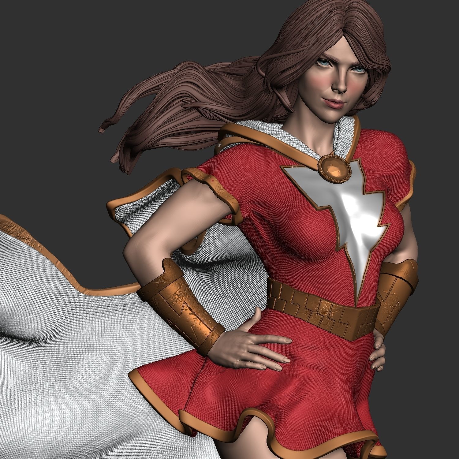 Mary Marvel 3D Print 3D model 3D printable | CGTrader