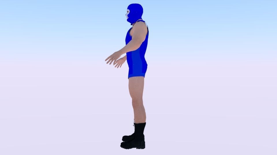 3D model Male Wrestler 01 VR / AR / low-poly | CGTrader
