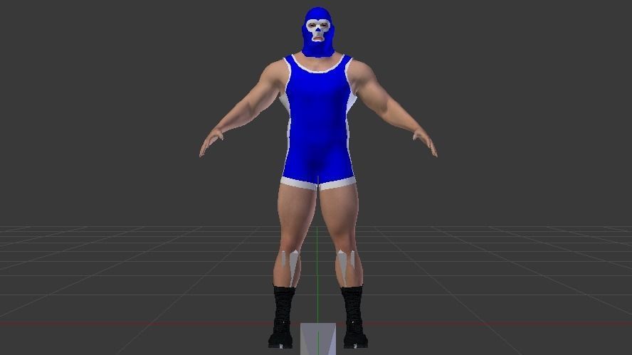 3D model Male Wrestler 01 VR / AR / low-poly | CGTrader