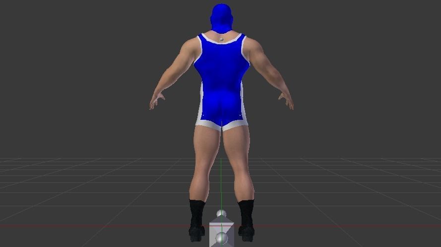 3D model Male Wrestler 01 VR / AR / low-poly | CGTrader