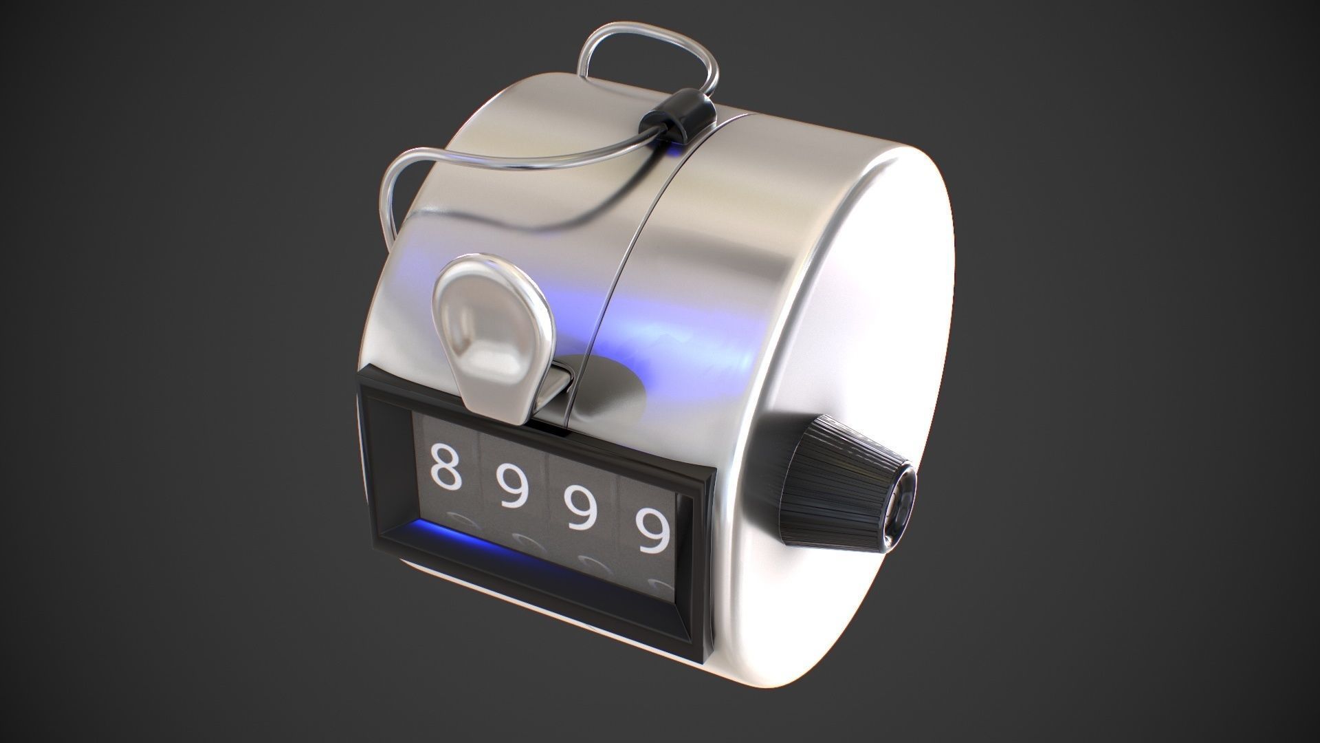 3D model Hand Tally Counter VR / AR / low-poly | CGTrader
