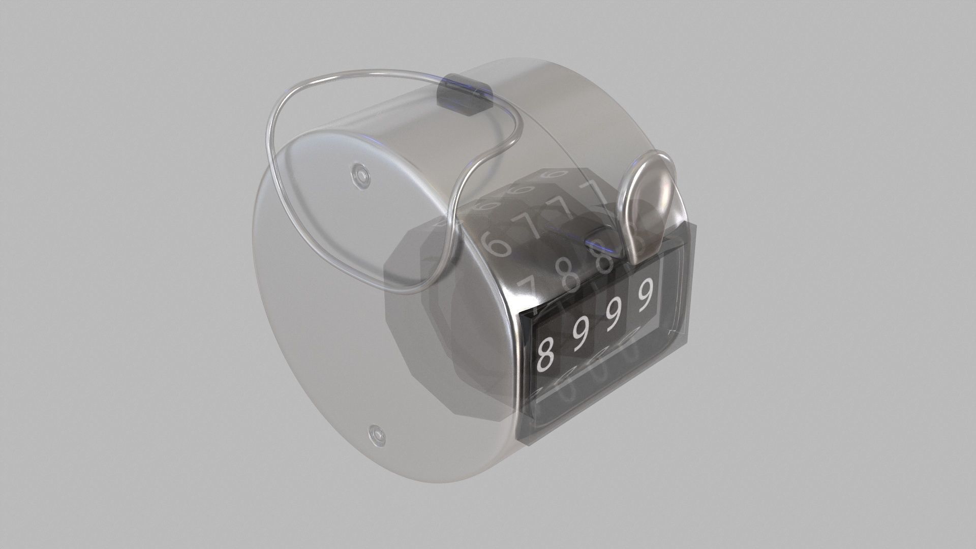 3D model Hand Tally Counter VR / AR / low-poly | CGTrader