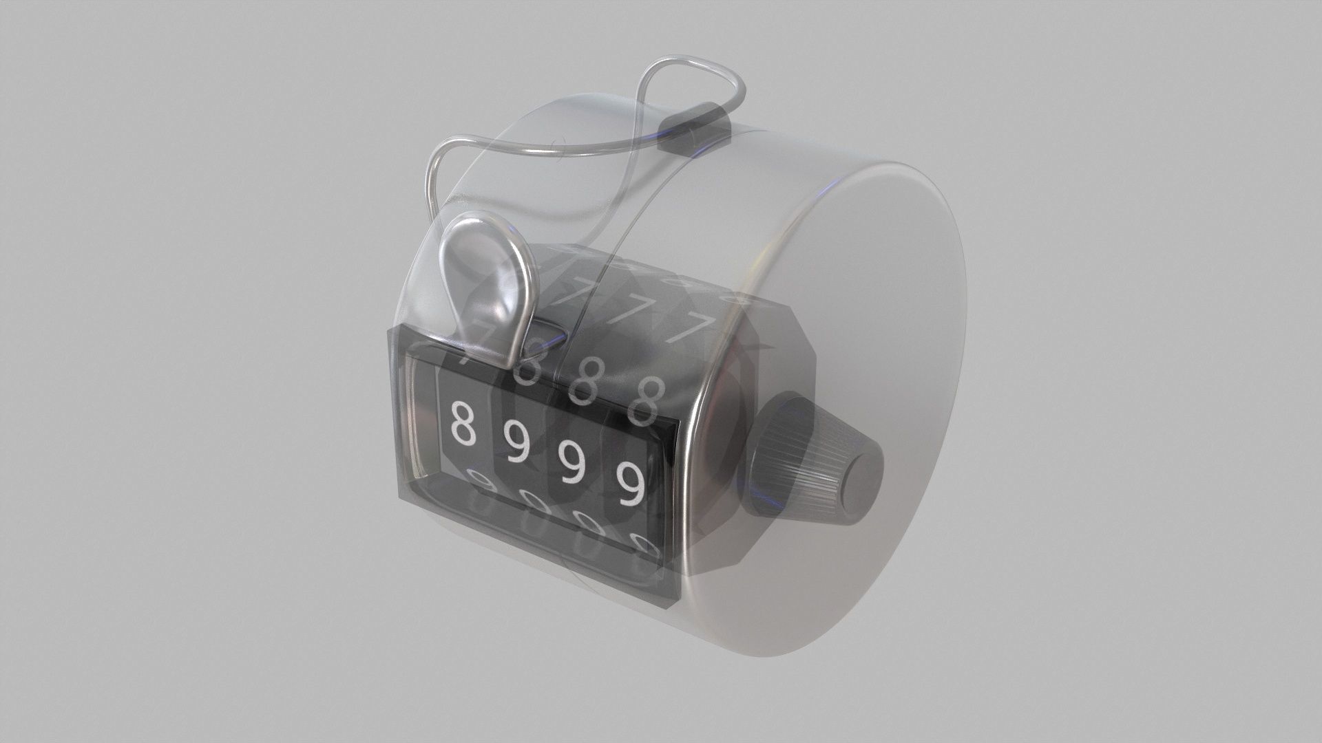 3D model Hand Tally Counter VR / AR / low-poly | CGTrader