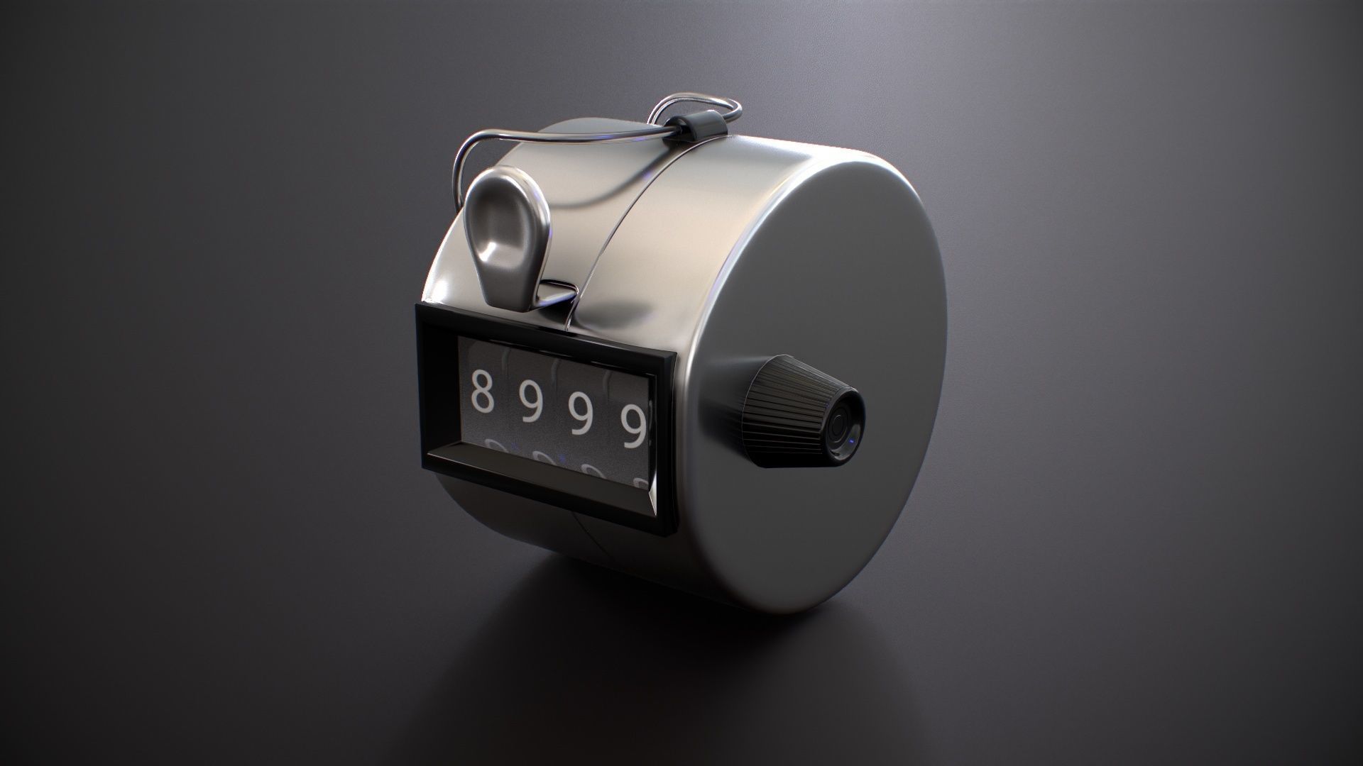 3D model Hand Tally Counter VR / AR / low-poly | CGTrader