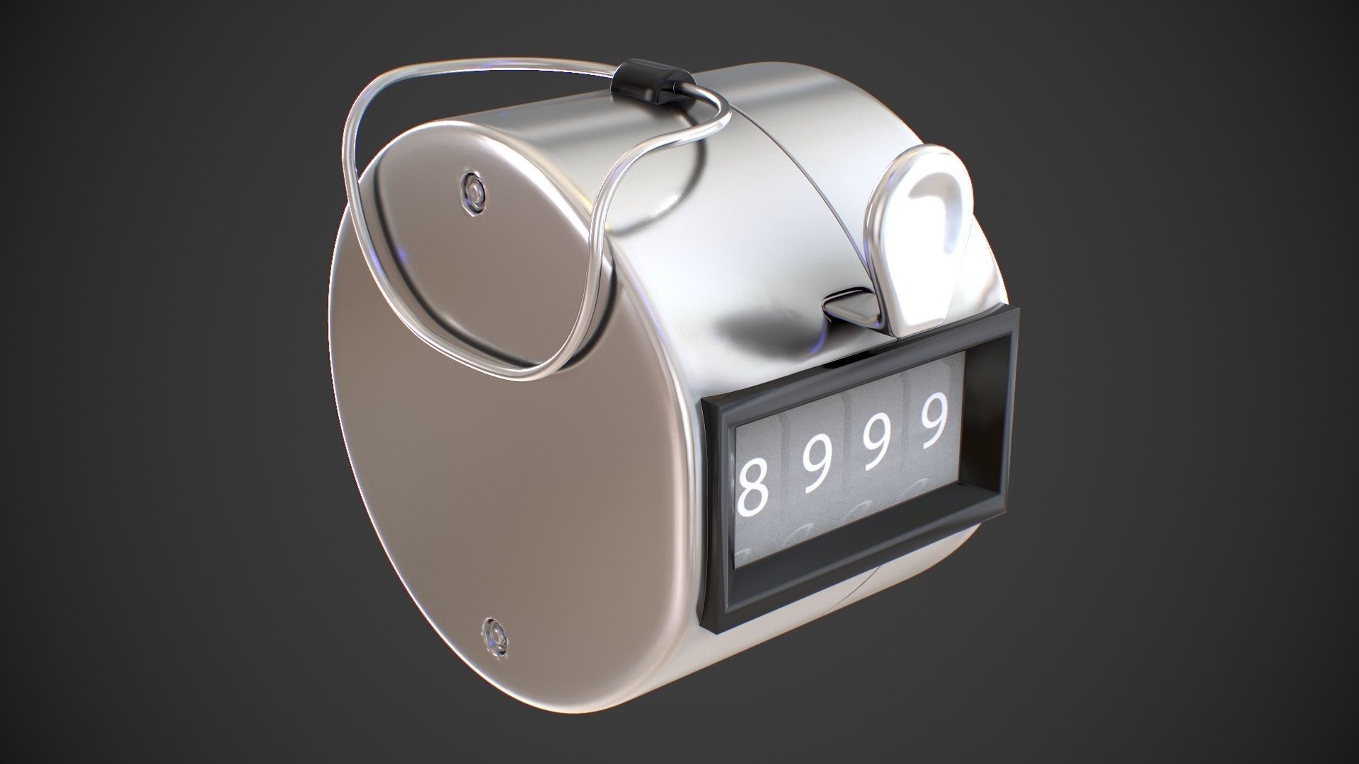 3D model Hand Tally Counter VR / AR / low-poly | CGTrader