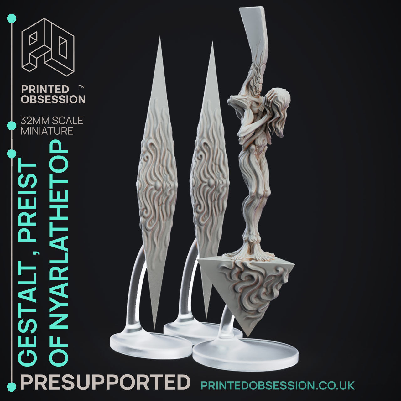 Gestalt High Priest - 3D Printable TTRPG - PRESUPPORTED - 32mm 3D model ...