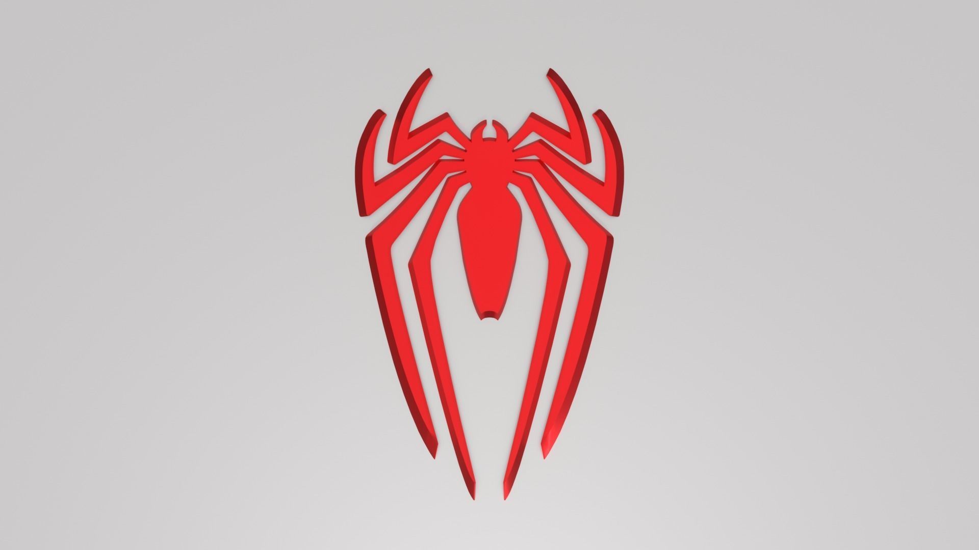 Spiderman Logo free 3D model 3D printable | CGTrader