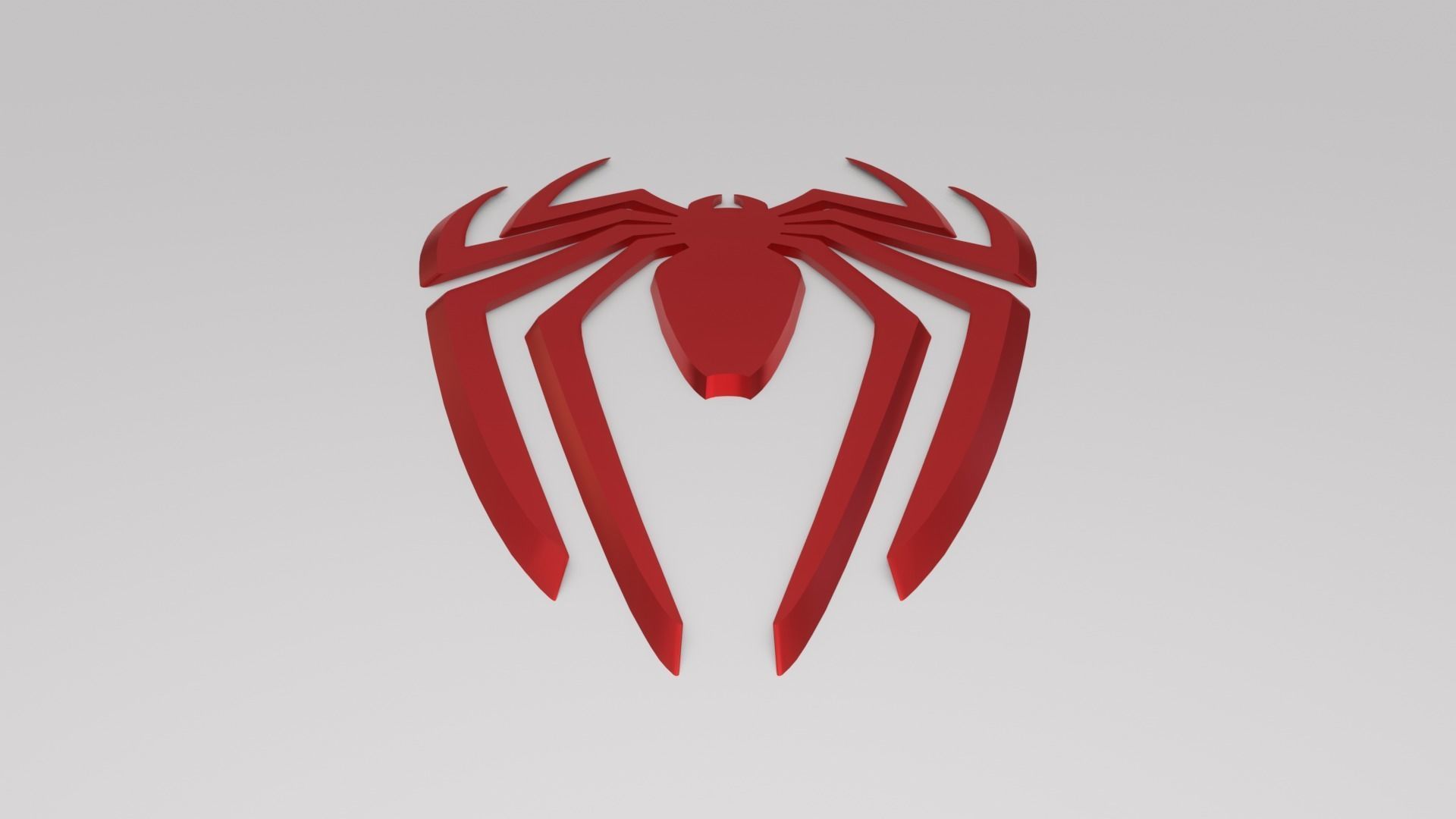 Spiderman Logo free 3D model 3D printable | CGTrader