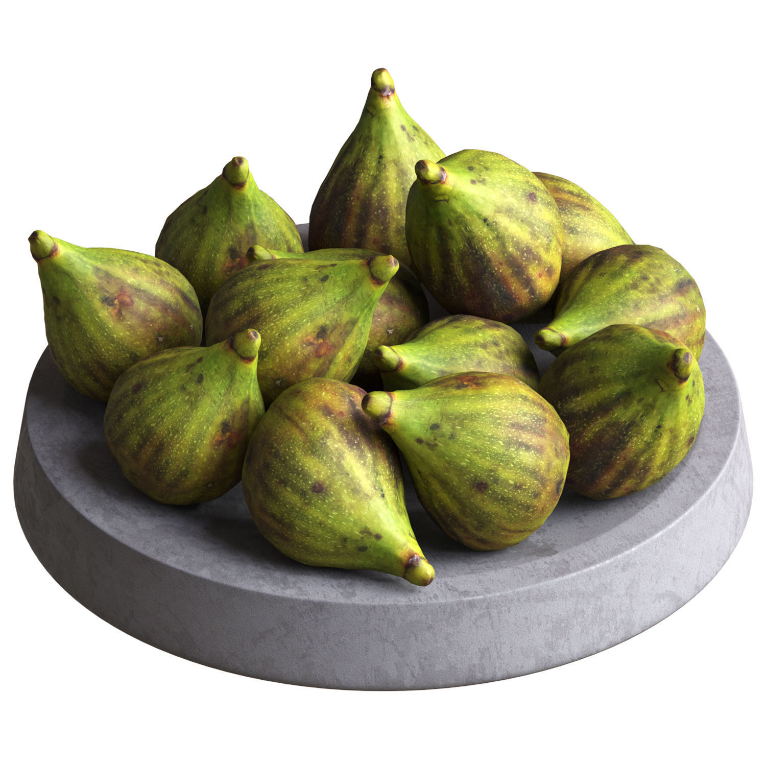 3D model Figs in fruit bowl VR / AR / low-poly | CGTrader