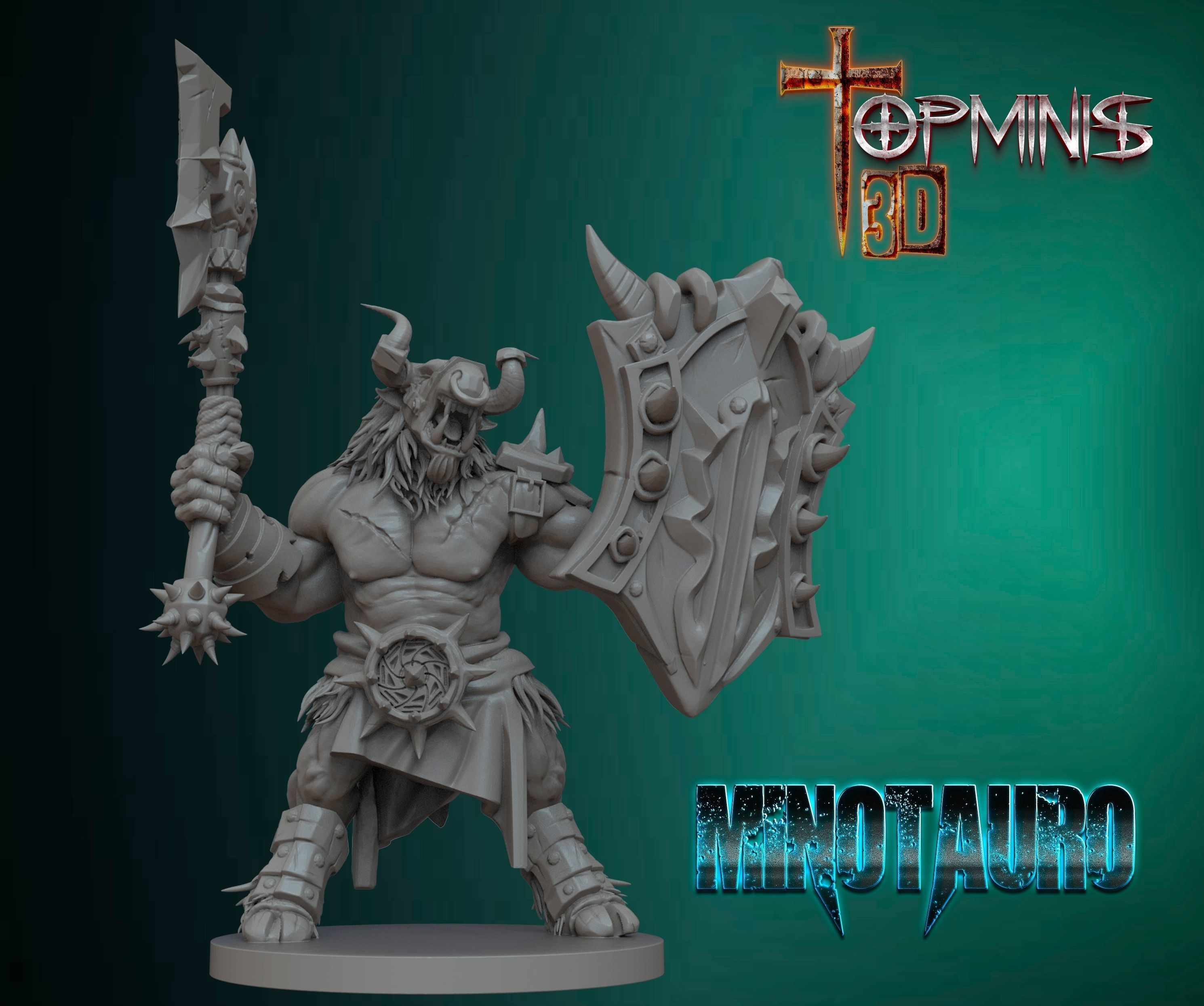 MINOTAUR 3D model 3D printable | CGTrader