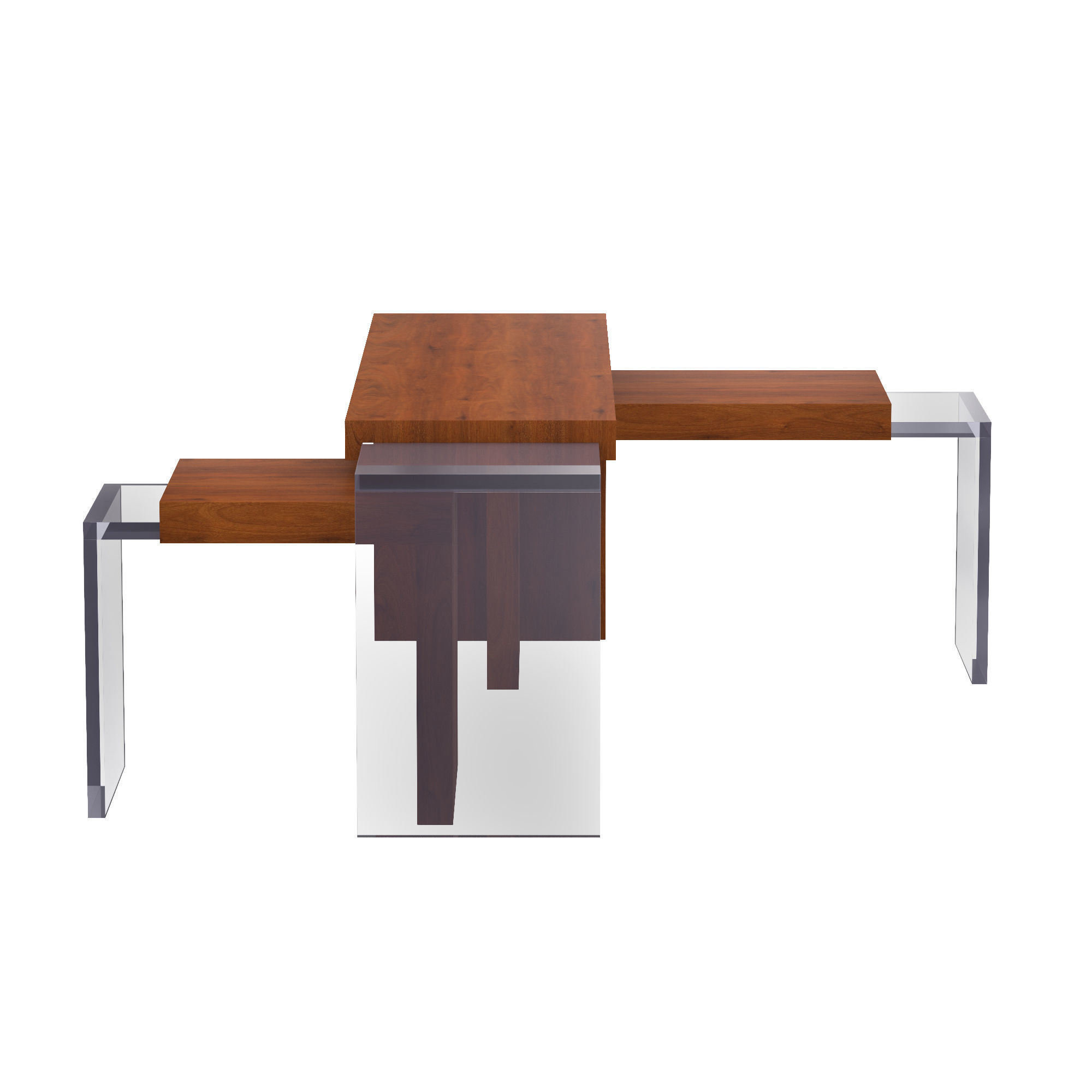 Triad Nesting Tables 3D model | CGTrader