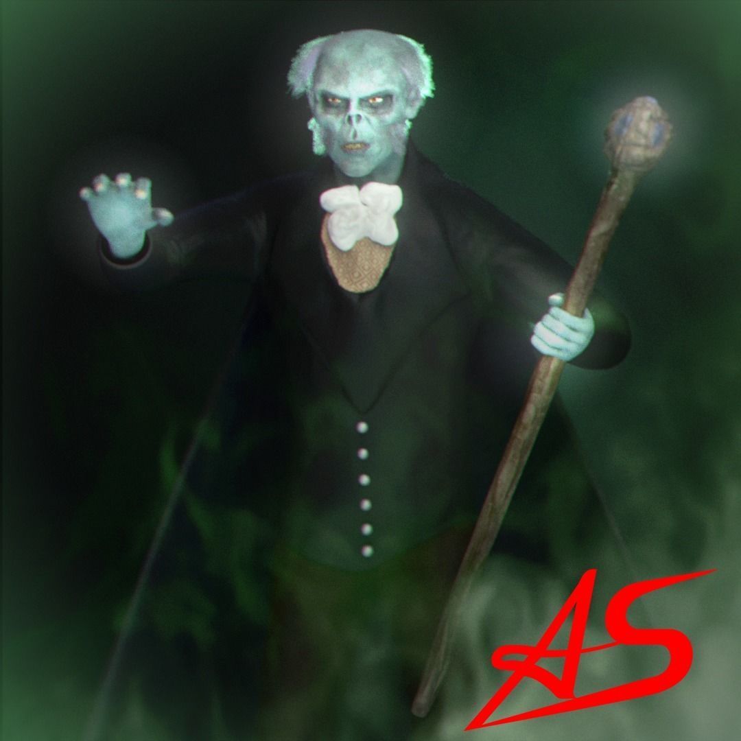 Butler Zombie Haunted Ghost - Exclusive Original 3D Model 3D model ...