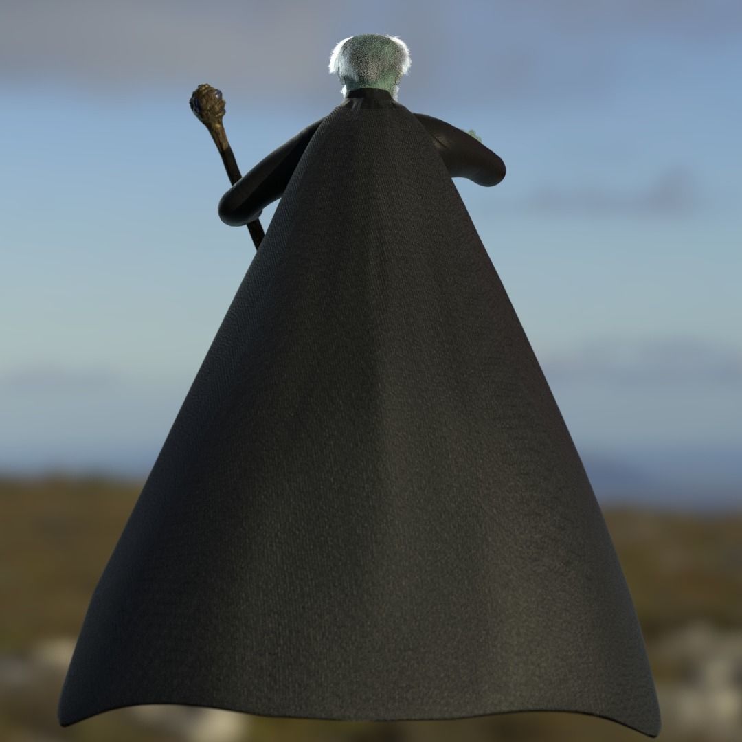 Butler Zombie Haunted Ghost - Exclusive Original 3D Model 3D model ...