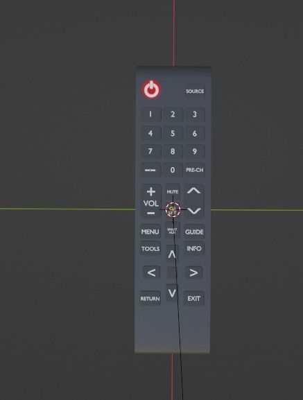 TV Remote free 3D model | CGTrader