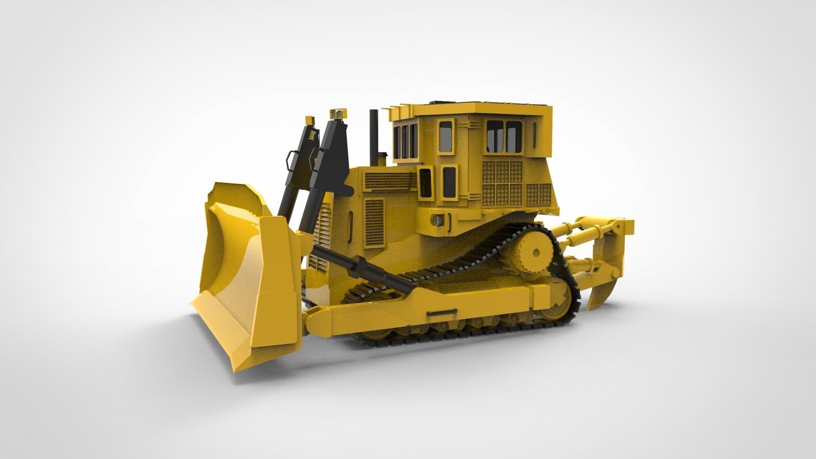 Caterpillar D9 Bulldozer 3D model | CGTrader