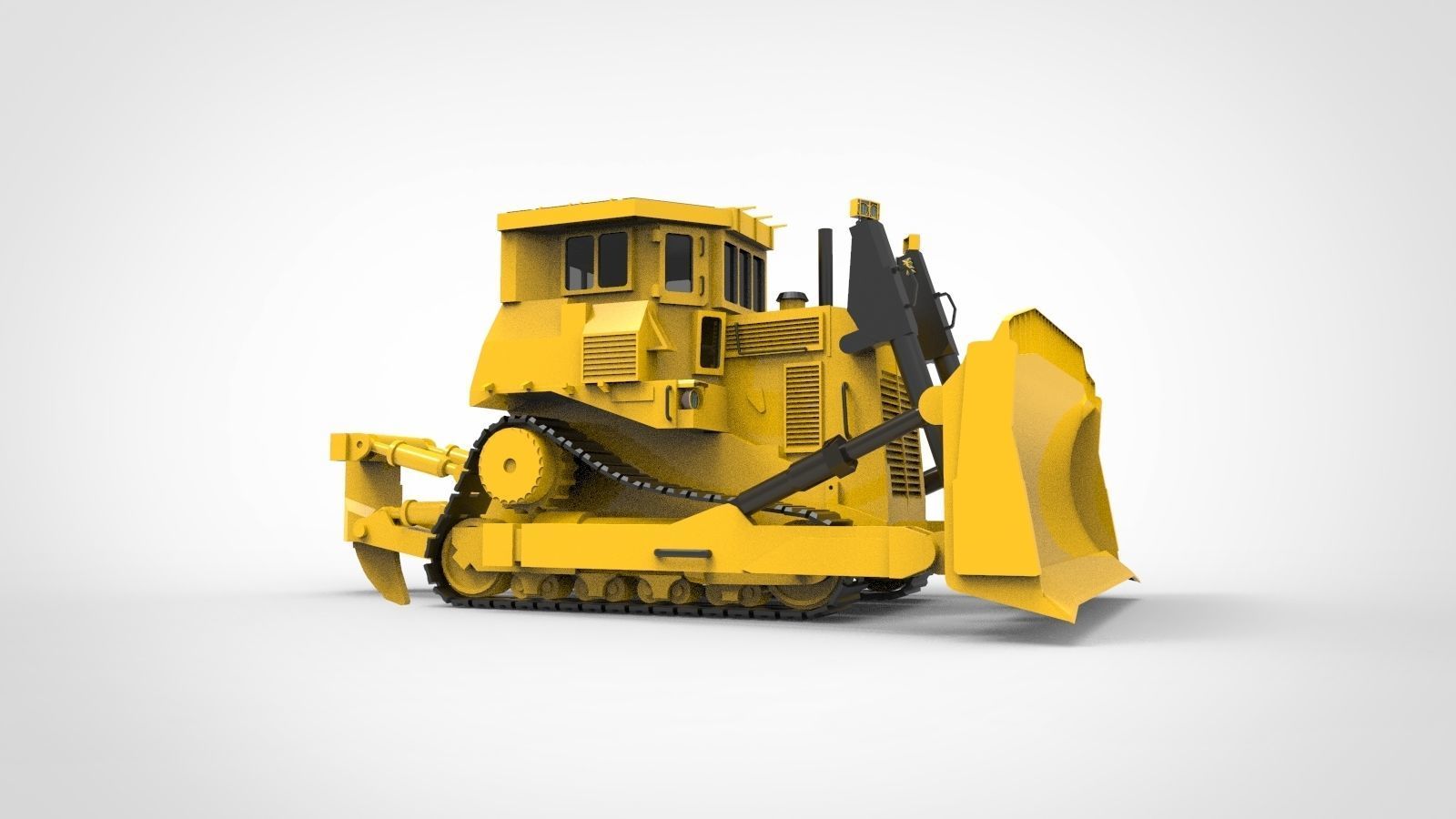 Caterpillar D9 Bulldozer 3D model | CGTrader