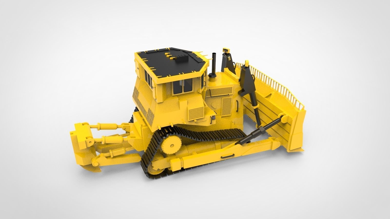 Caterpillar D9 Bulldozer 3D model | CGTrader