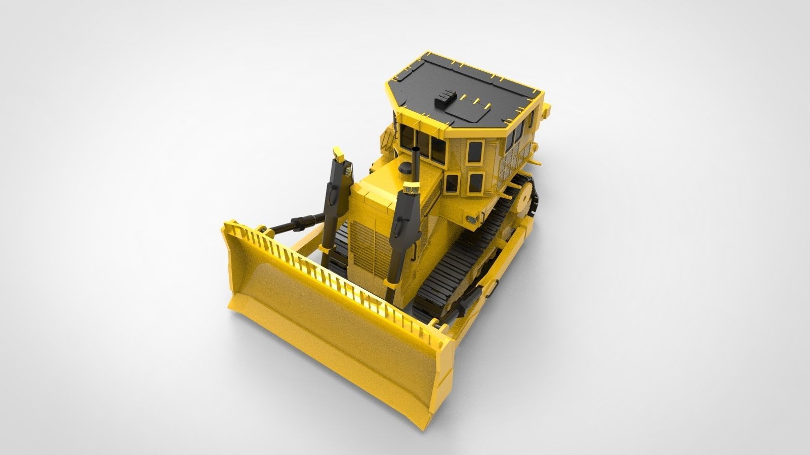 Caterpillar D9 Bulldozer 3D model | CGTrader