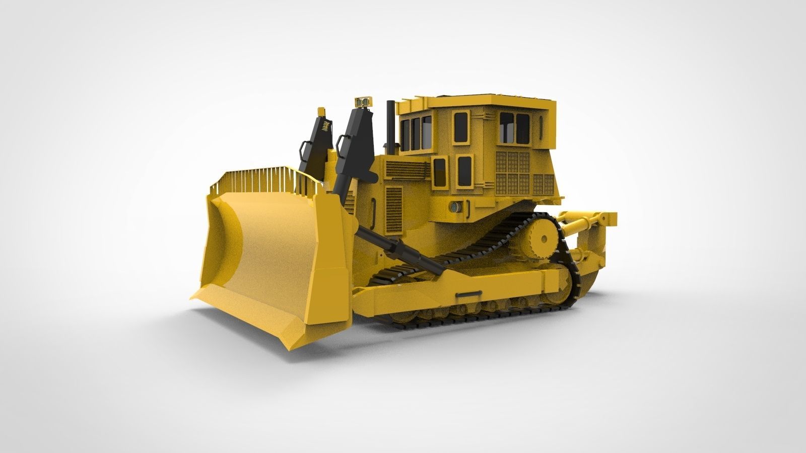Caterpillar D9 Bulldozer 3D model | CGTrader