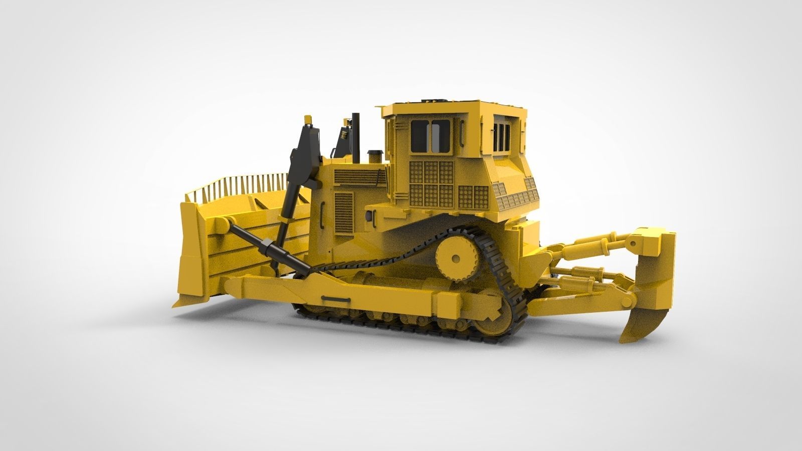 Caterpillar D9 Bulldozer 3D model | CGTrader