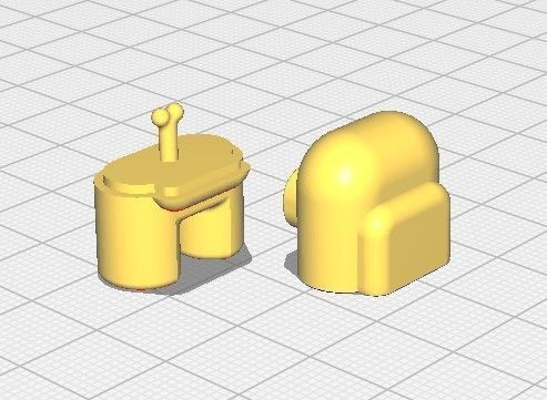 Amogus Among Us Crewmate 3D model 3D printable | CGTrader