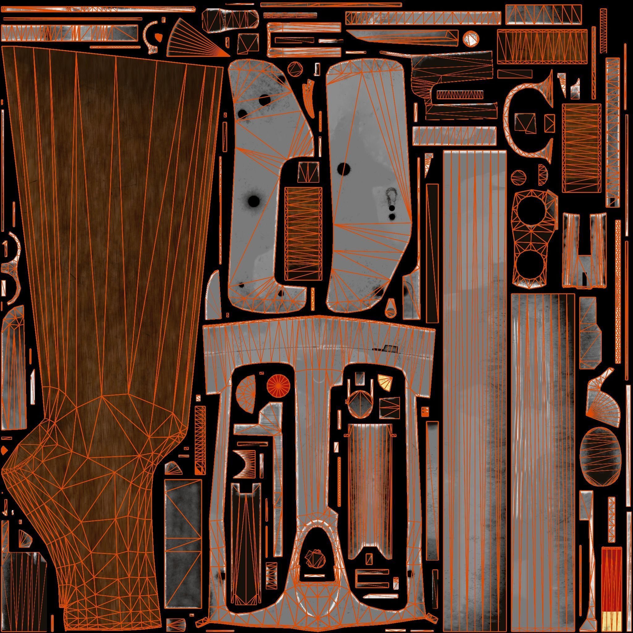 3D model Winchester 1897 riot VR / AR / low-poly | CGTrader