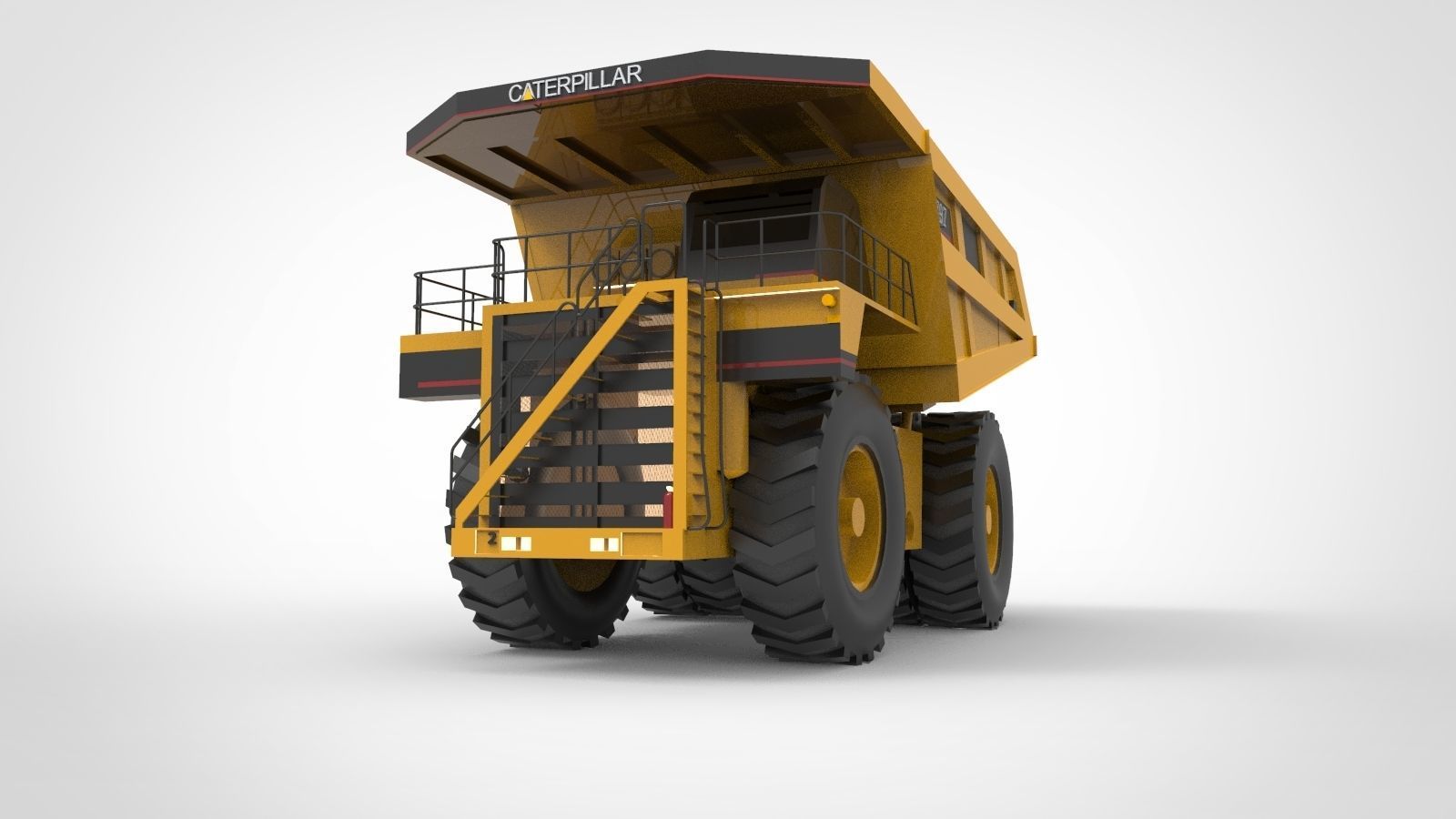 CAT 797F Mining Truck 3D model | CGTrader