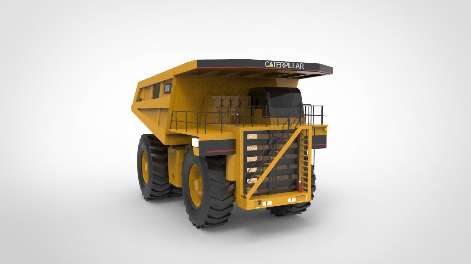 CAT 797F Mining Truck 3D model | CGTrader