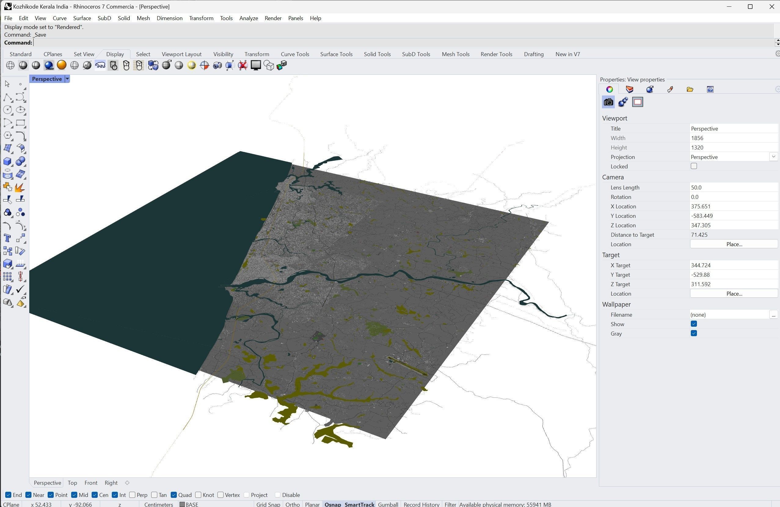 3D model Kozhikode Kerala India 35km AI VR / AR / low-poly | CGTrader
