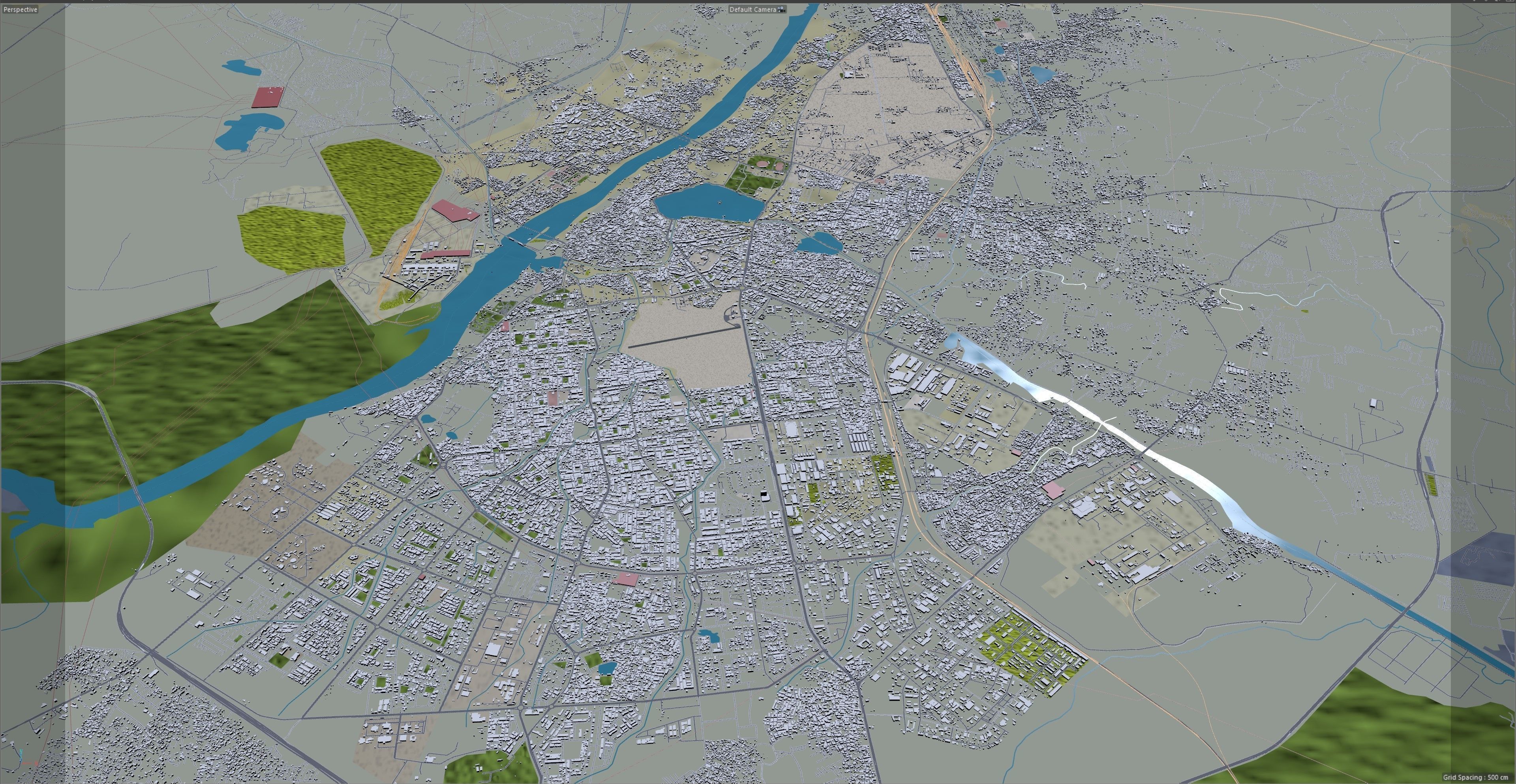 3D model Kota Rajasthan India 20km VR / AR / low-poly | CGTrader