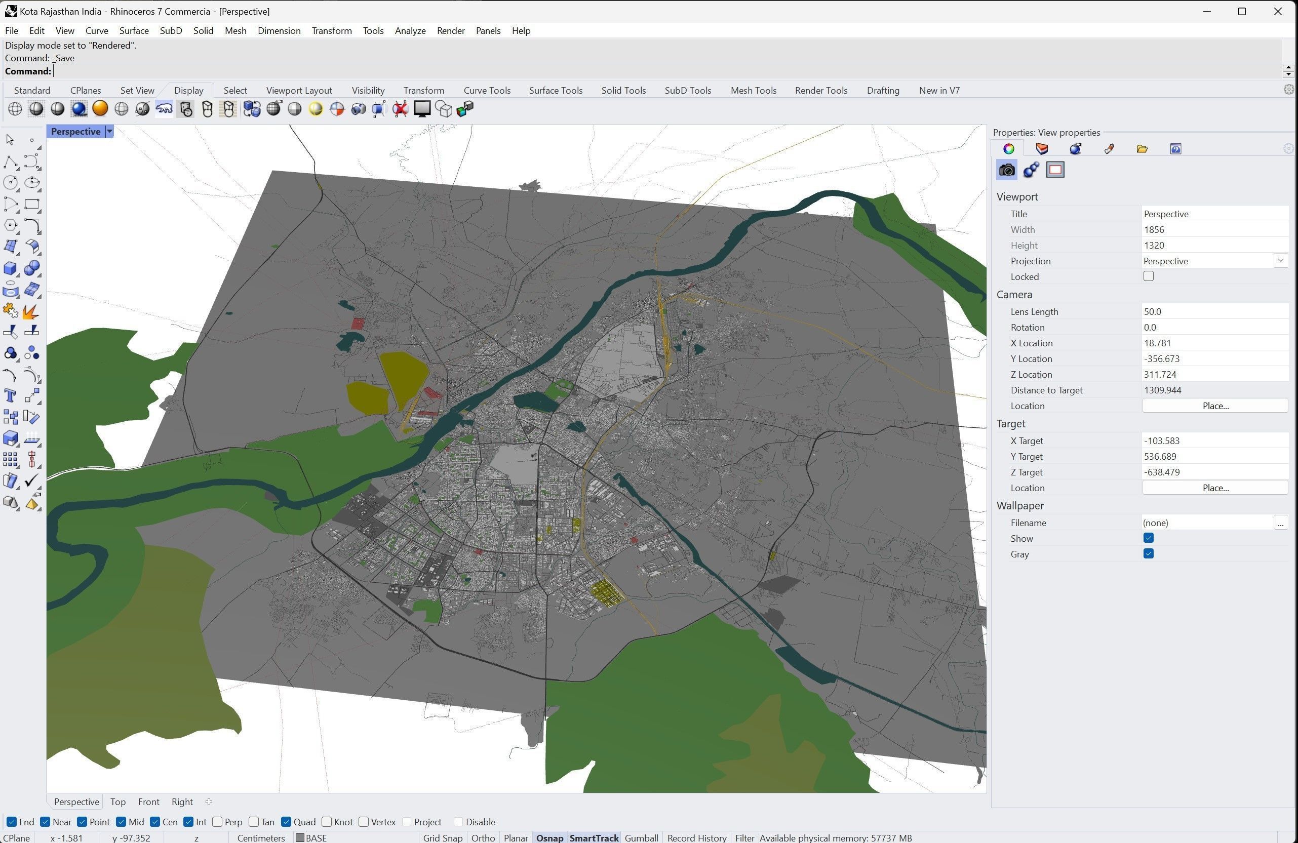 3D model Kota Rajasthan India 20km VR / AR / low-poly | CGTrader