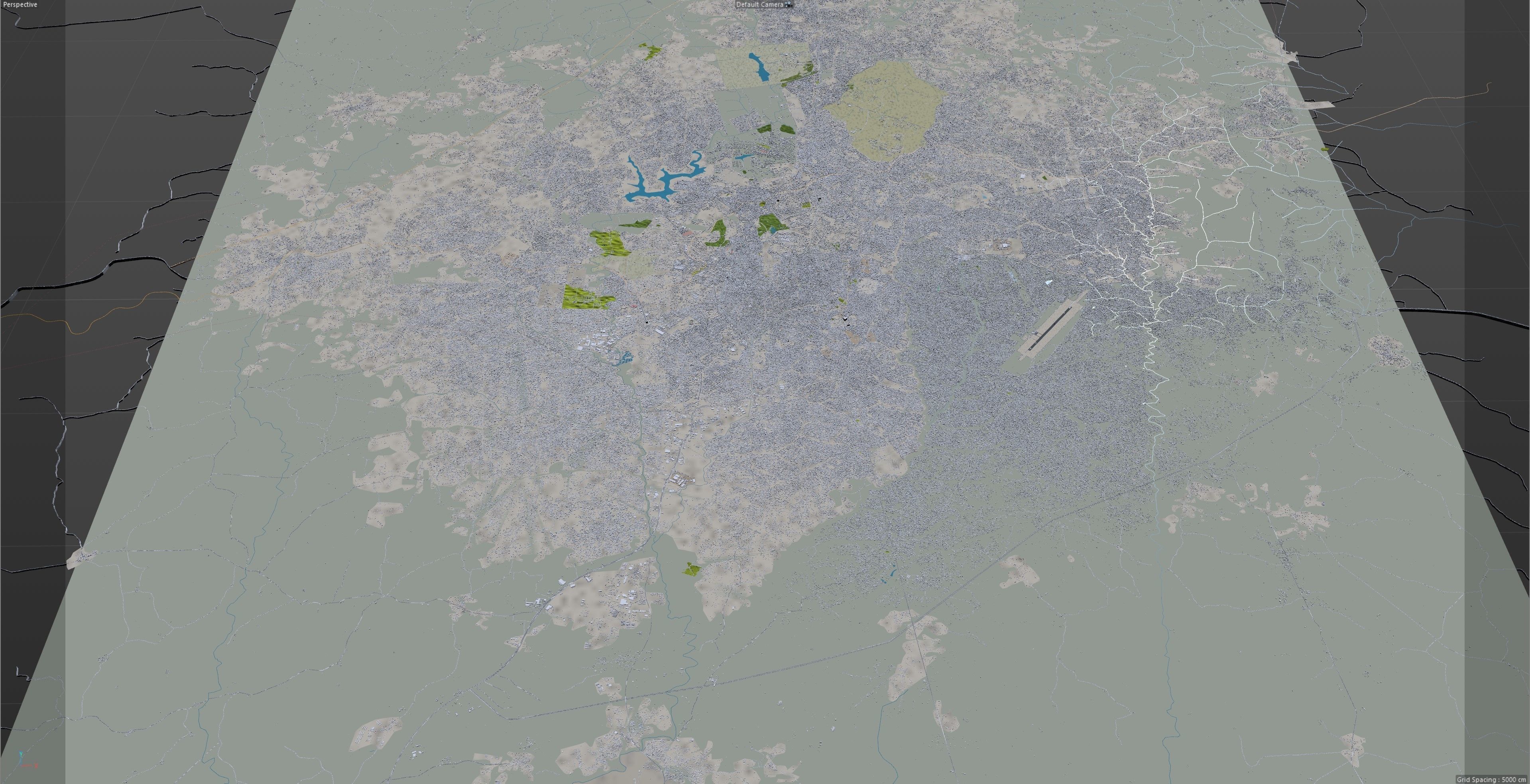 3D model Ibadan Nigeria 40km VR / AR / low-poly | CGTrader