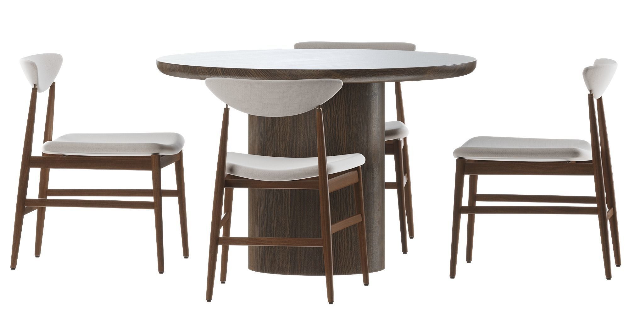 Gubi Gent Dining table 3D model | CGTrader