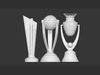 ICC Cricket Trophy Combo Packs 3D model | CGTrader