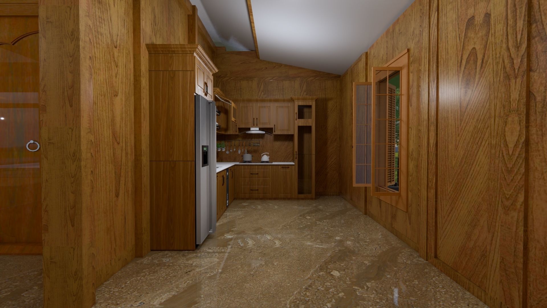 Joglo Traditional Java Wood House Design 3D model | CGTrader