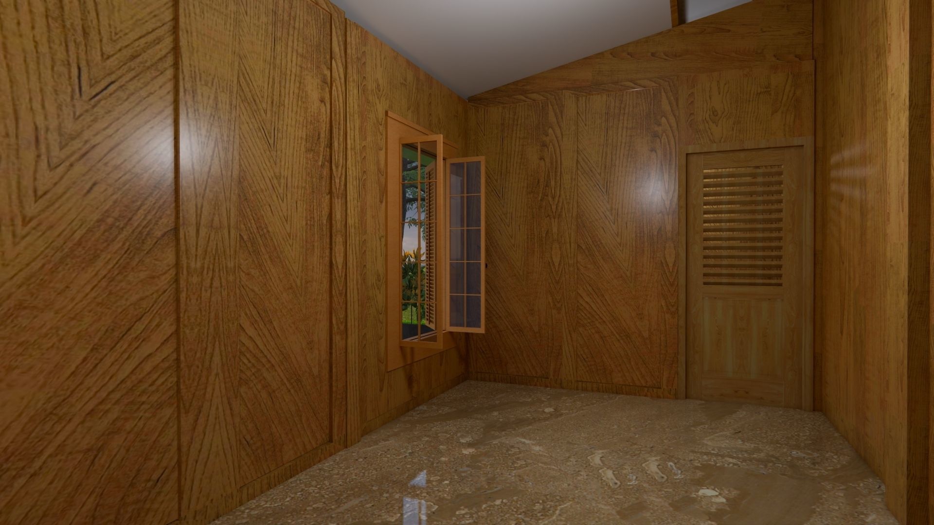 Joglo Traditional Java Wood House Design 3D model | CGTrader