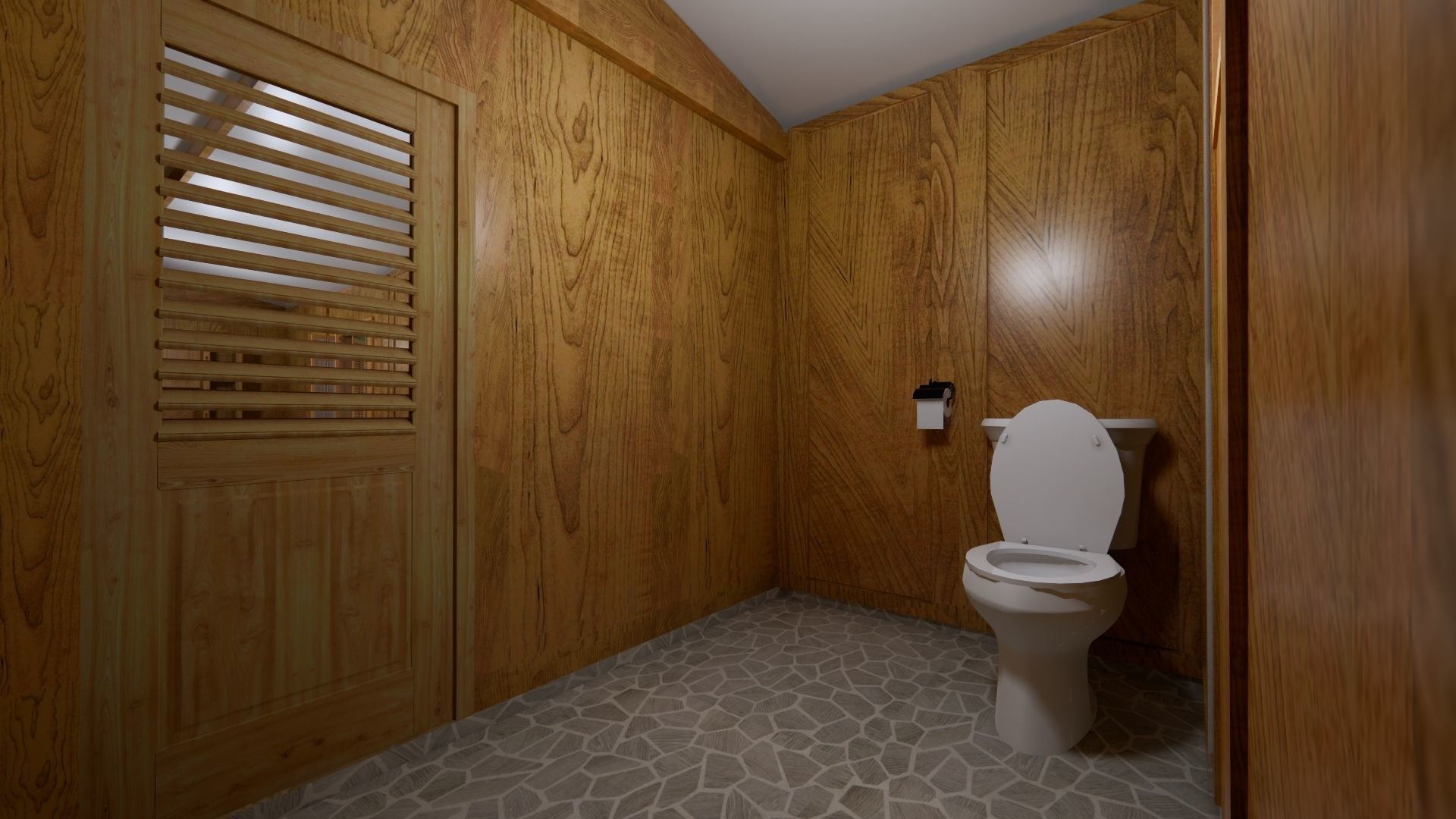 Joglo Traditional Java Wood House Design 3D model | CGTrader