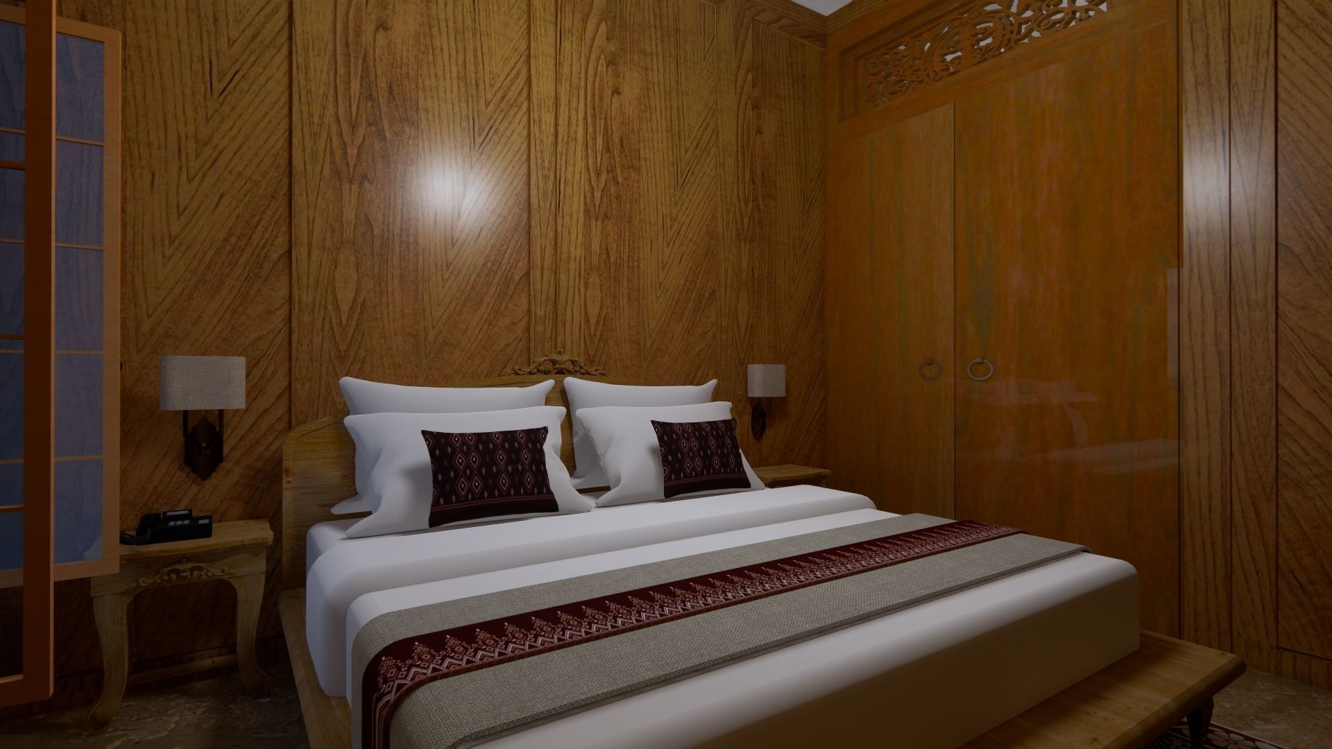 Joglo Traditional Java Wood House Design 3D model | CGTrader