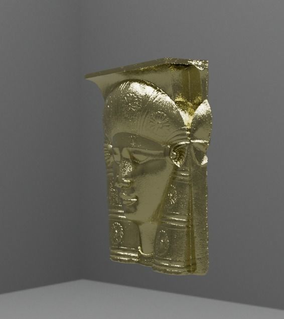 column header hathor 3D model 3D printable | CGTrader