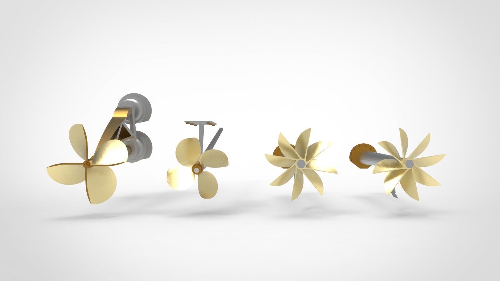 Ship Propulsion model 3D model | CGTrader