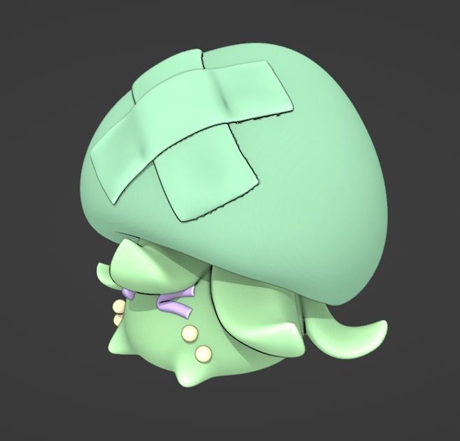 Floating Hydro Fungus - 3D Print 3D model 3D printable | CGTrader